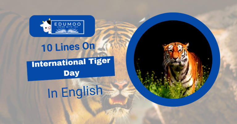 10 Lines On International Tiger Day In English